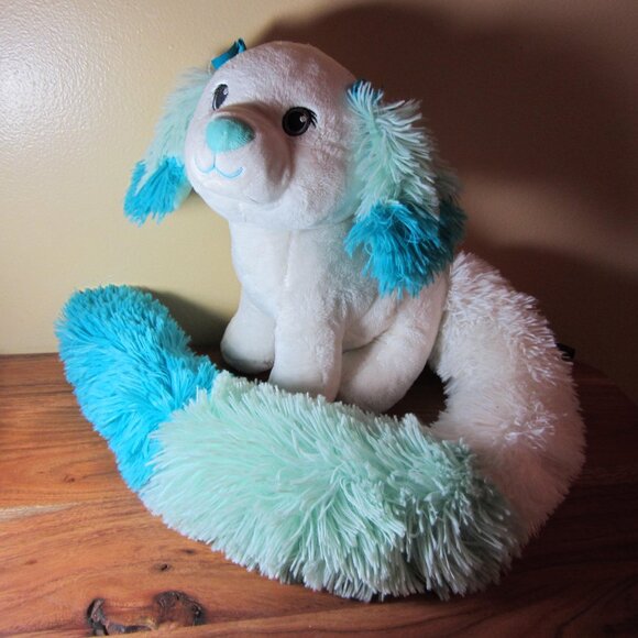 Gund | Toys | Plush Gund Blue White Beautifurtails Puppy Dog W3986 ...